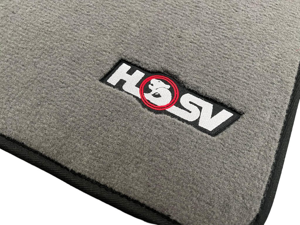 HOLDEN HSV BADGE VN VR VS REAR ONE PIECE FLOOR MAT SUIT SEDAN SLATE ...