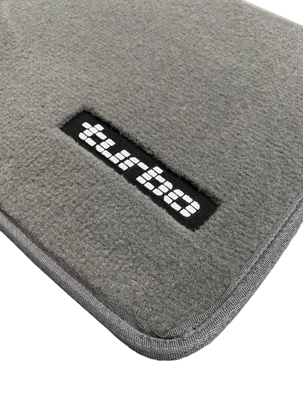 HOLDEN VL COMMODORE FLOOR MATS IN SLATE GREY PLUSH 3 PIECE KIT SILVER ...